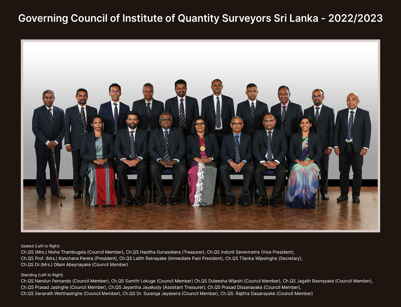 Governing Council and Members IQSSL - Institute of Quantity Surveyors ...